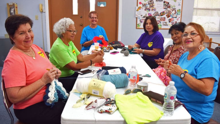Tamarac Women's Crochet Club Hooked on Helping Others • Tamarac Talk