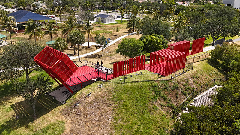 Tamarac's $850K Art Installation Opens, Offering Stunning Everglades ...